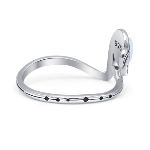 Filigree Design Ring 925 Sterling Silver Choose Color – Blue Apple Jewelry