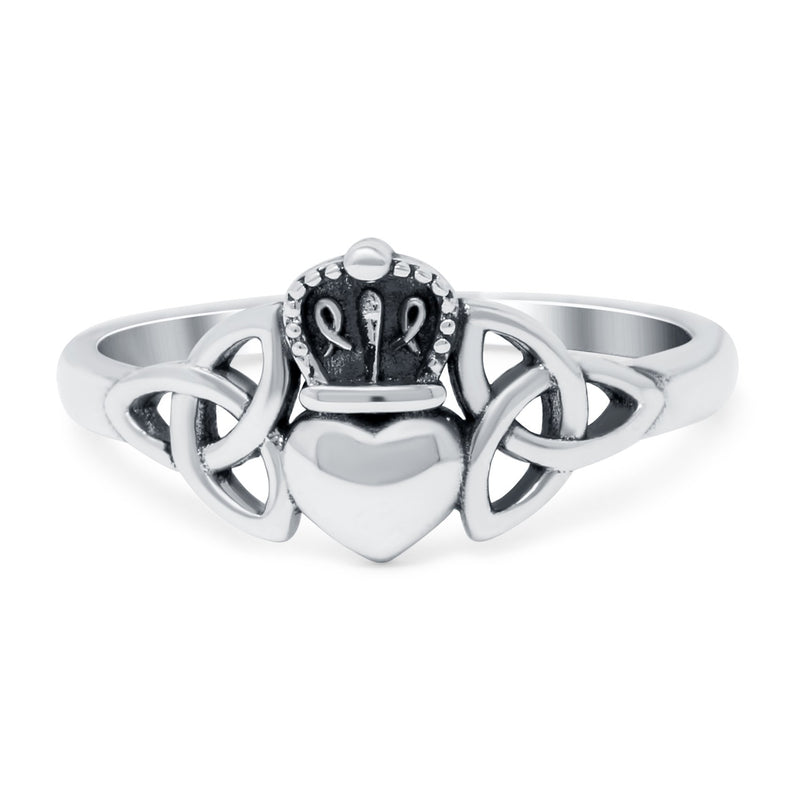 Claddagh Ring 925 Sterling Silver - Blue Apple Jewelry Co